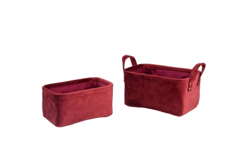 Velvet storage baskets,Velvet