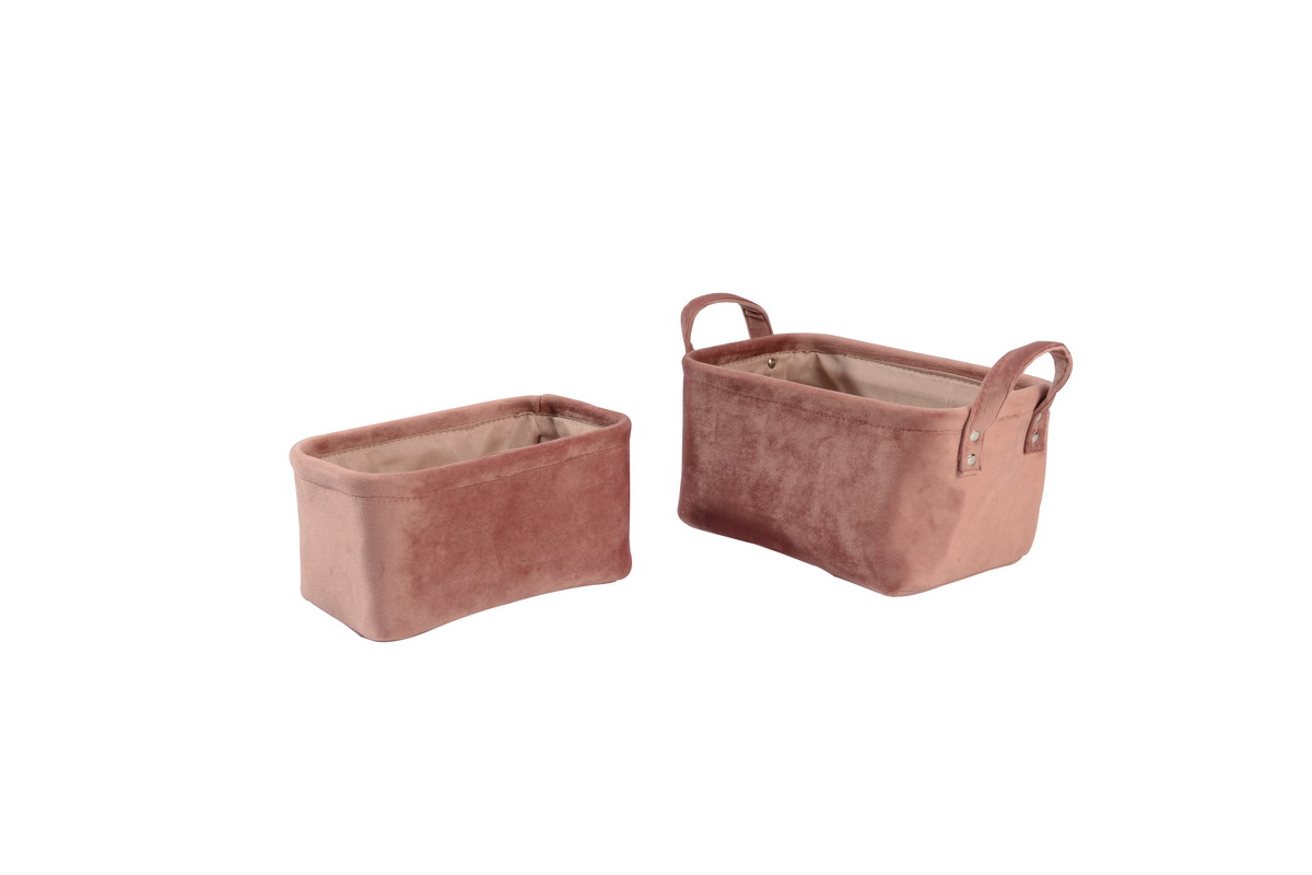 Velvet storage baskets,Velvet