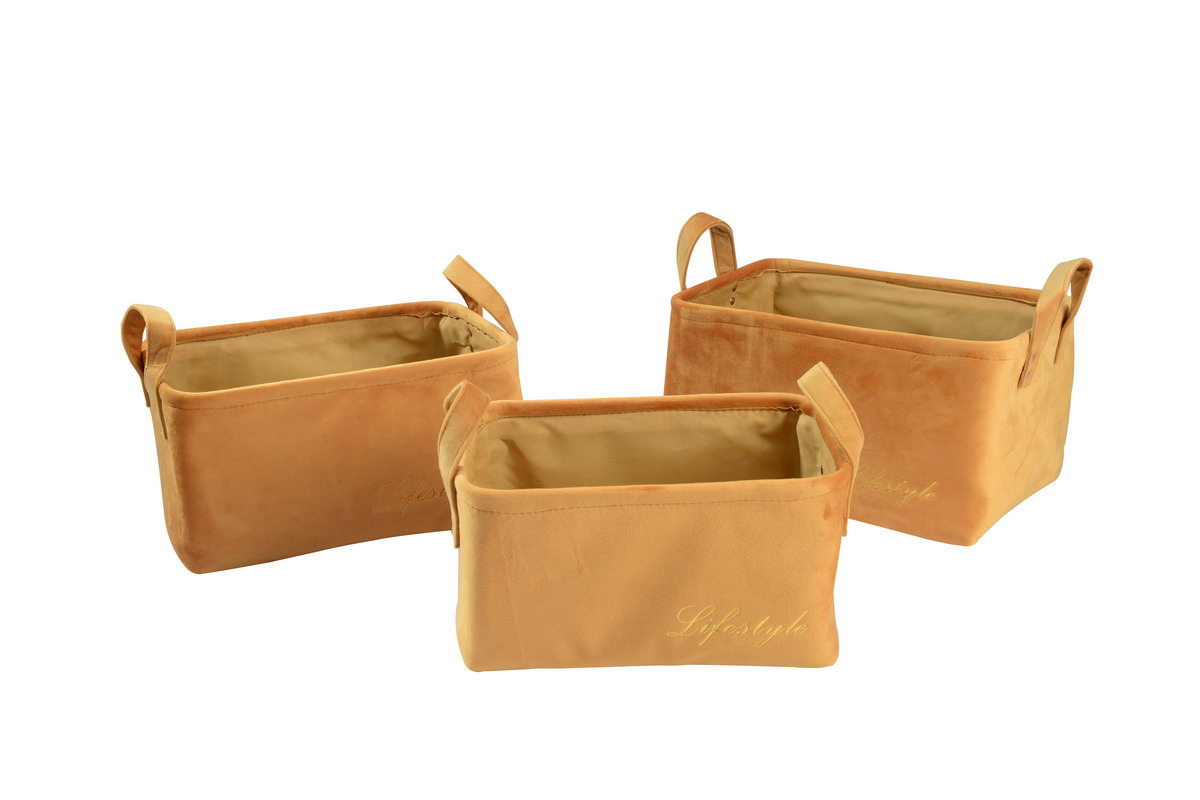 Velvet storage baskets,Velvet