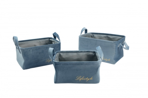 Velvet storage baskets,Velvet