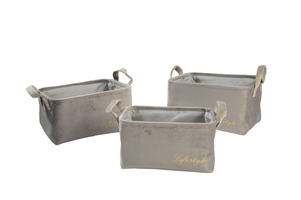 Velvet storage baskets,Velvet